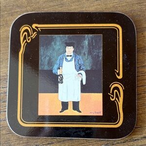 Guy Buffet | Dining | Htf Vintage Set Of 6 Guy Buffet Coasters Les ...